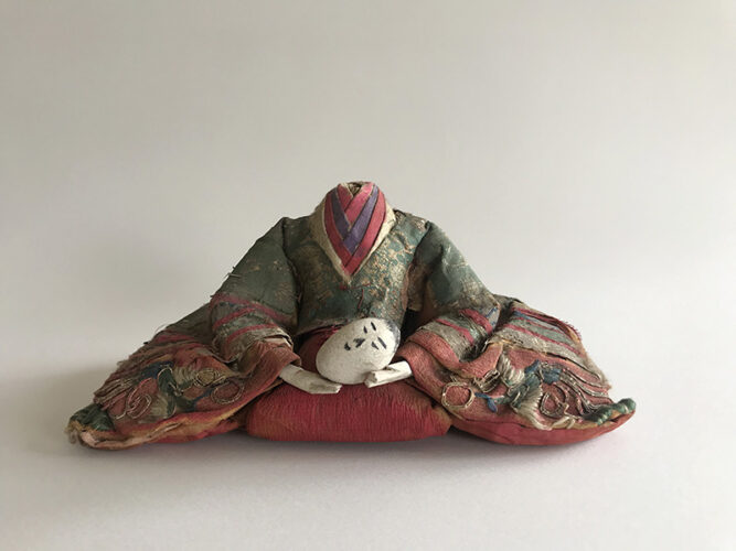 HINA DOLL WITH STONE HEAD | t a t a m i | Contemporary Antiques from Japan