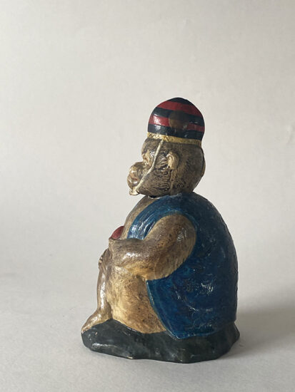 MONKEY BOBBLEHEAD HAVING PEACH | t a t a m i | Contemporary Antiques ...