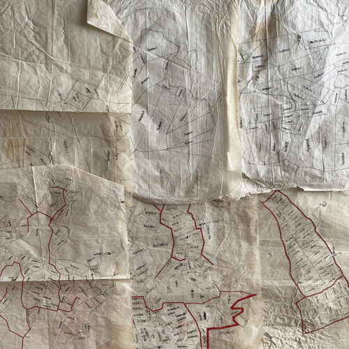 OLD HAND-DRAWN MAPS 26pc. | t a t a m i | Contemporary Antiques from Japan