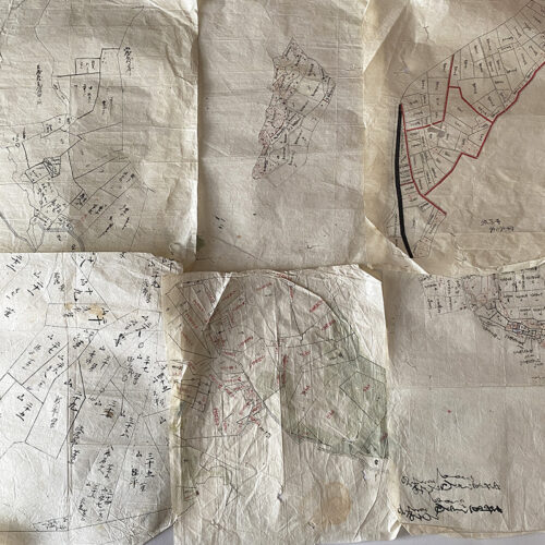 OLD HAND-DRAWN MAPS 26pc. | t a t a m i | Contemporary Antiques from Japan