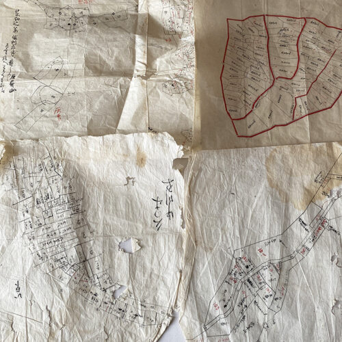 OLD HAND-DRAWN MAPS 26pc. | t a t a m i | Contemporary Antiques from Japan
